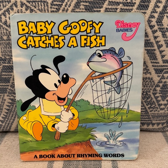 Disney | Toys | 26disney Baby Goofy Catches A Fish Board Book | Poshmark